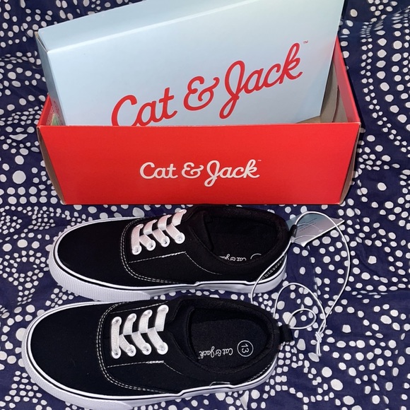 Cat & Jack | Shoes | Cat Jack Boys Black Shoes New With Tags | Poshmark